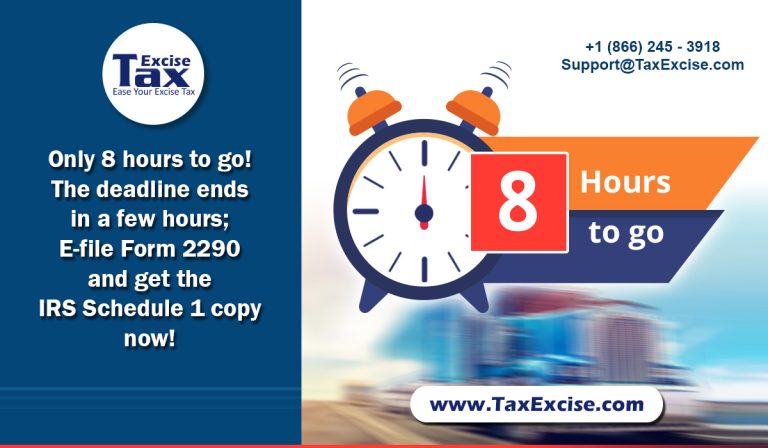 E-file your Form 2290 | TaxExcise.com – IRS Authorized Electronic ...