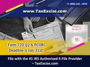 Reminder: E-File Form 720 for Q2 & Report PCORI Fee by July 31, 2025 ...